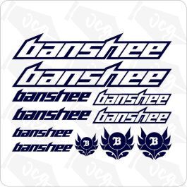 Banshee Bicycle Decal Sticker Set | Replacement Bicycle Decal Set ...